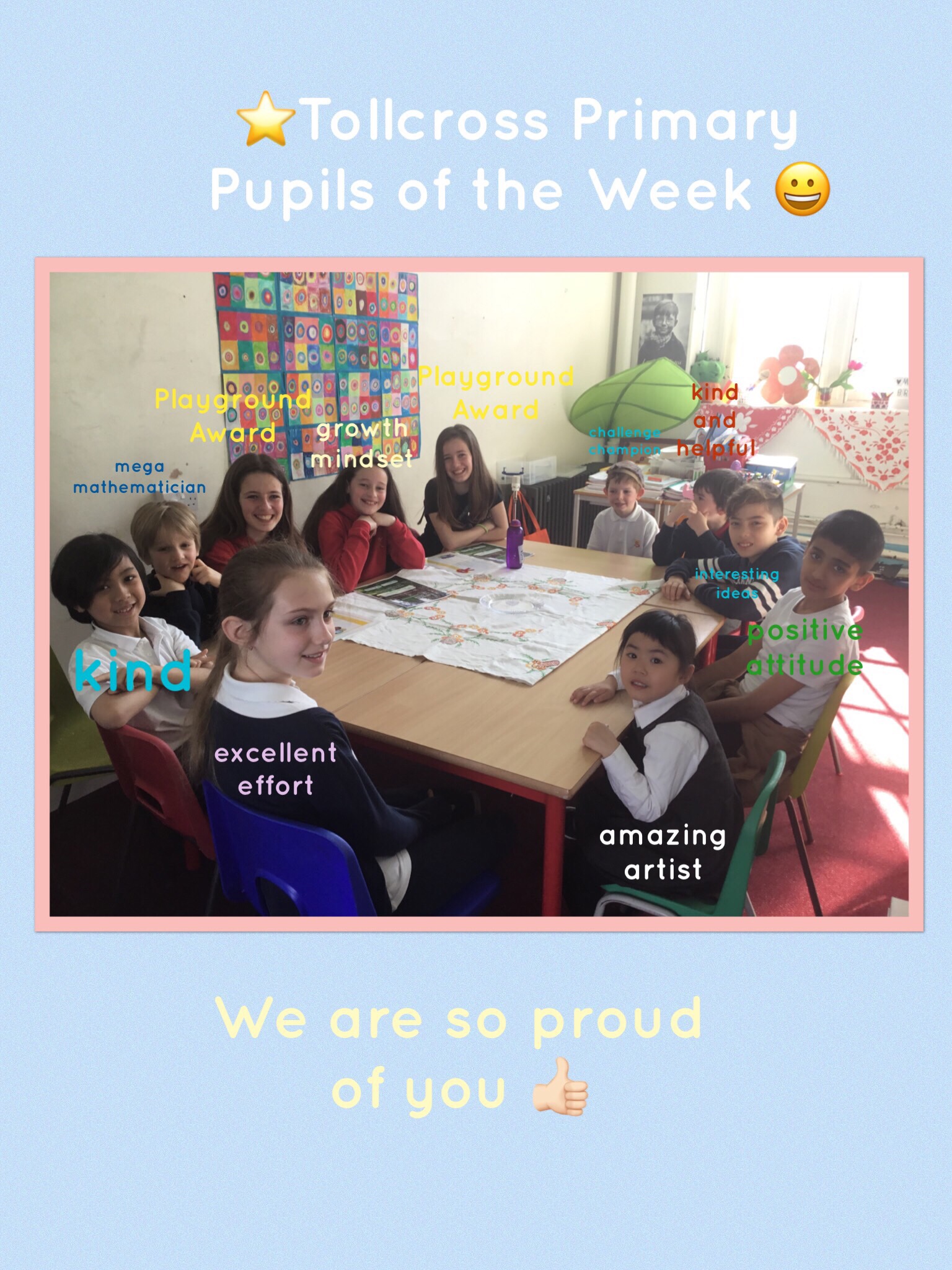 Tollcross Pupils of the Week | Tollcross Primary School