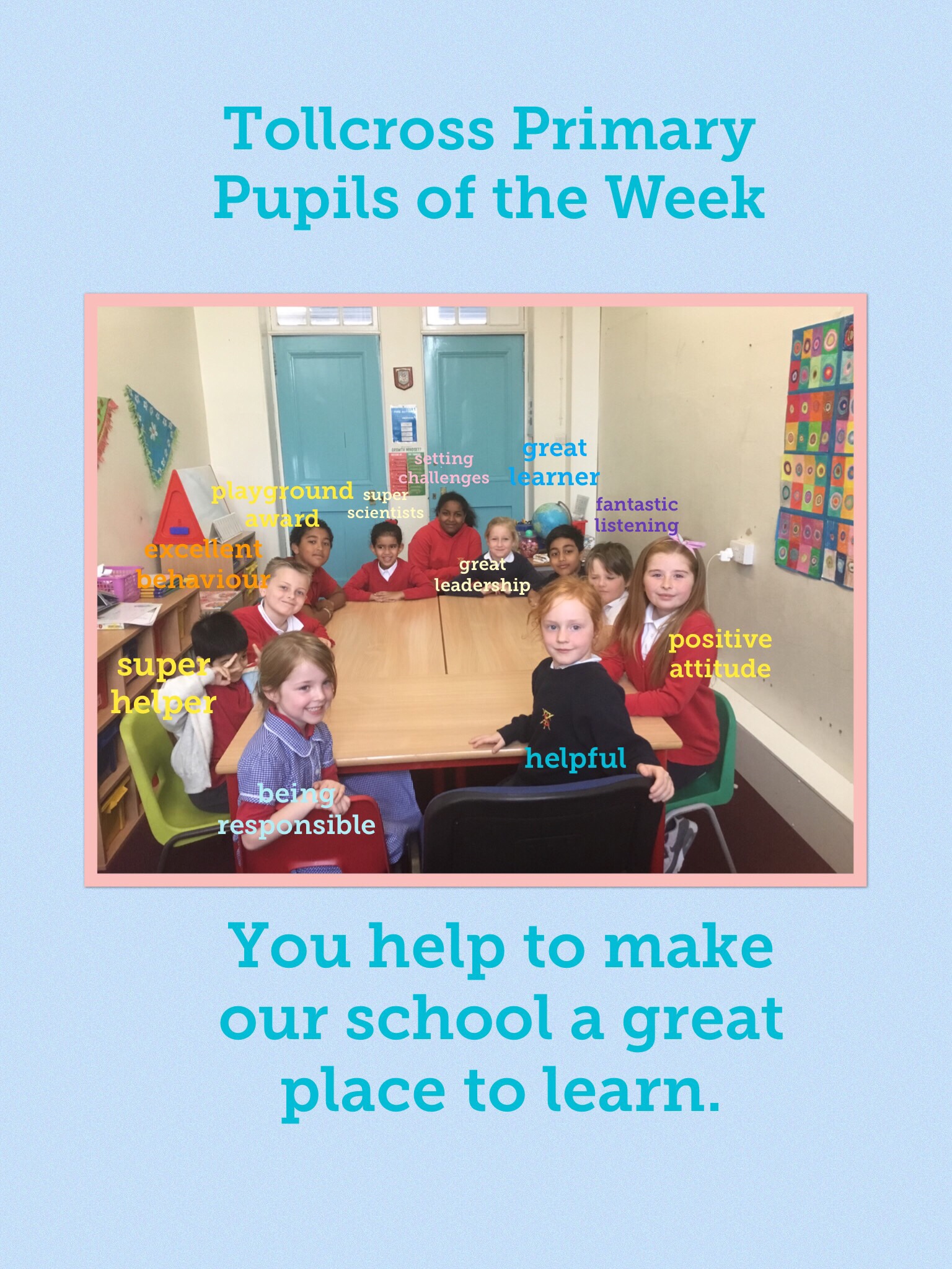 Pupil of the Week | Tollcross Primary School