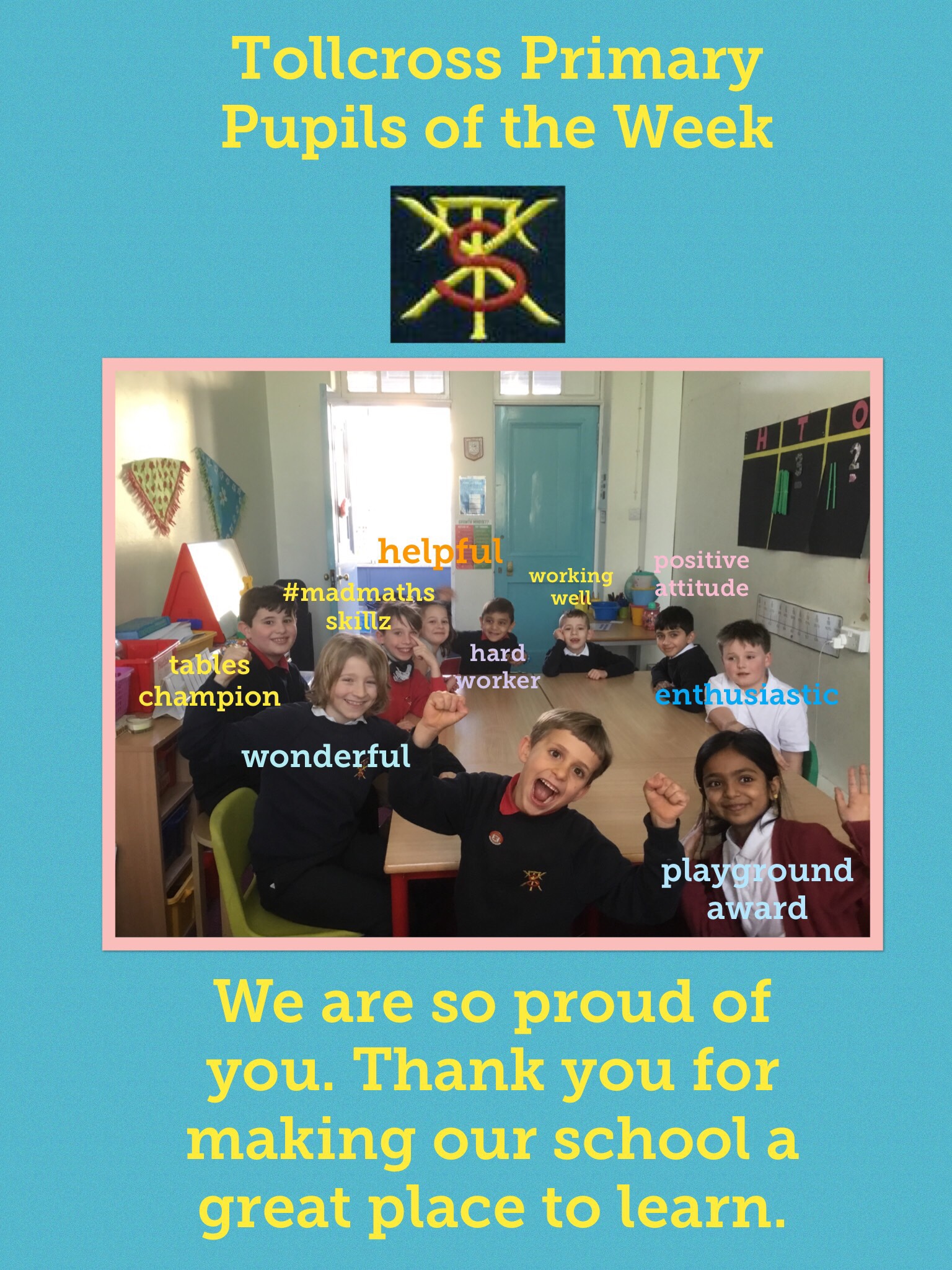 Our Wonderful Pupils of the Week | Tollcross Primary School
