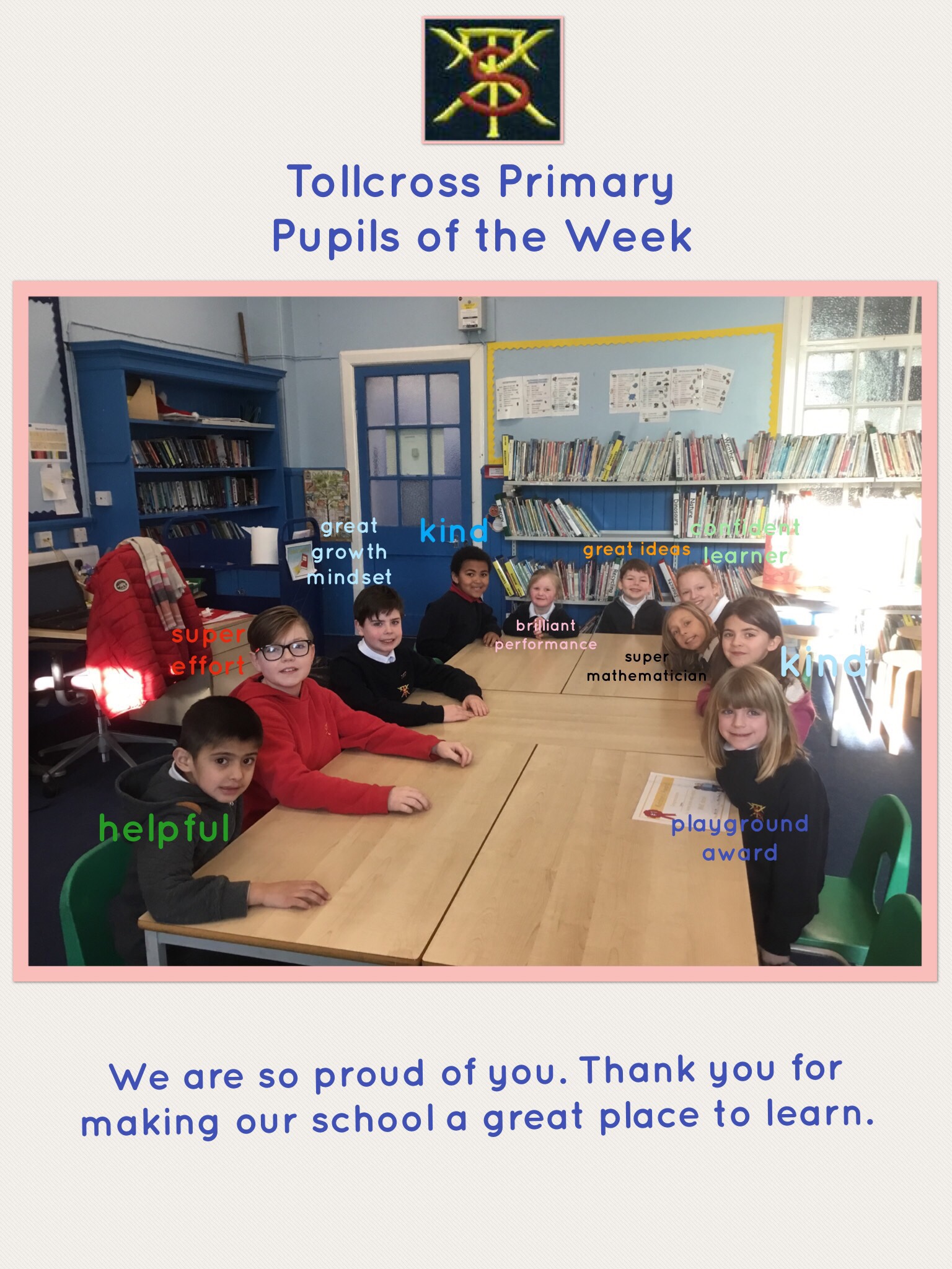 Wonderful Pupils of the Week | Tollcross Primary School