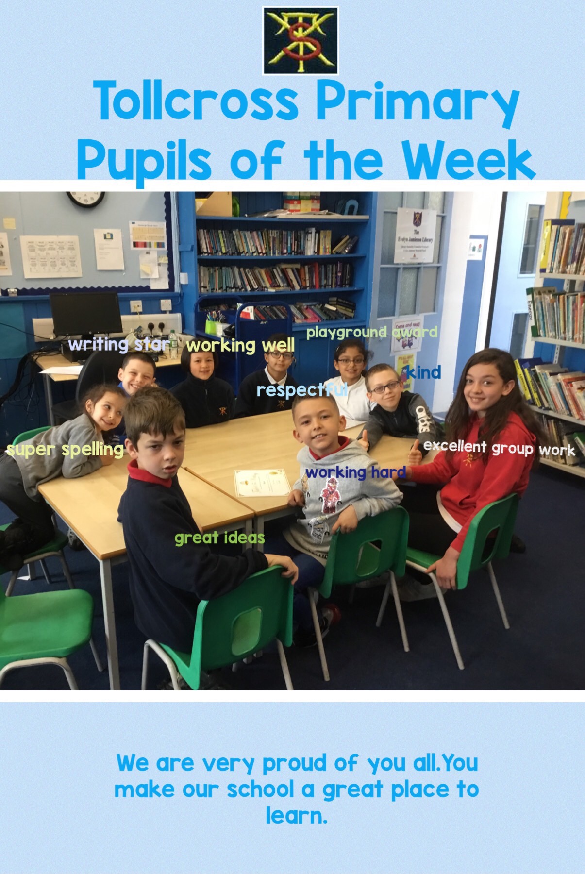 Pupils of the Week | Tollcross Primary School