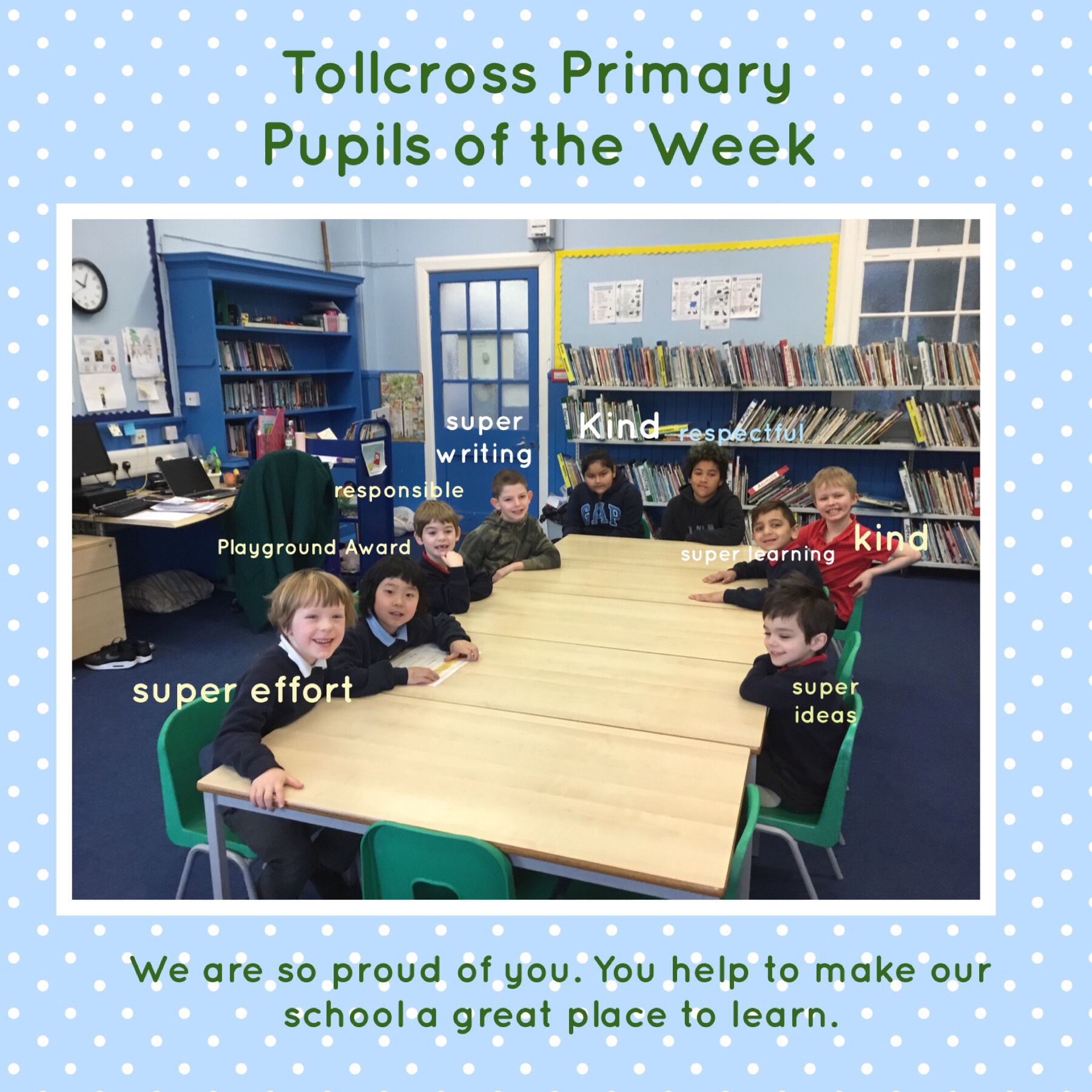 Pupils of the Week | Tollcross Primary School