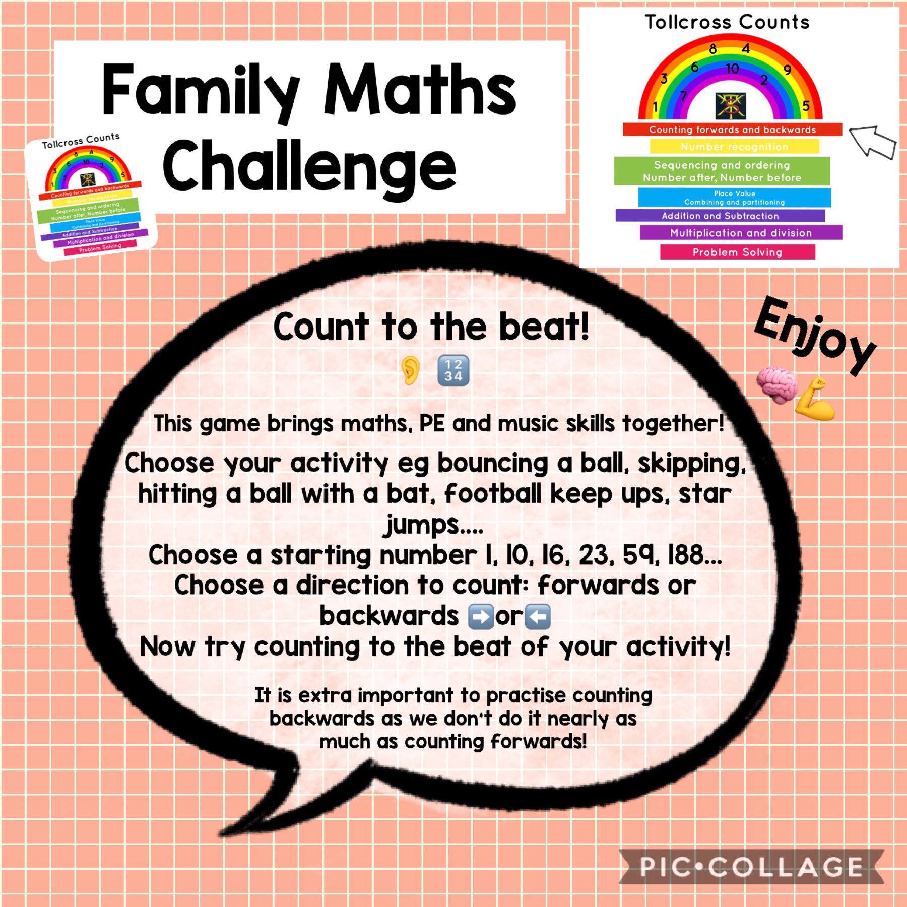 Tollcross Counts 🌈 family maths challenge 🧠 | Tollcross Primary School