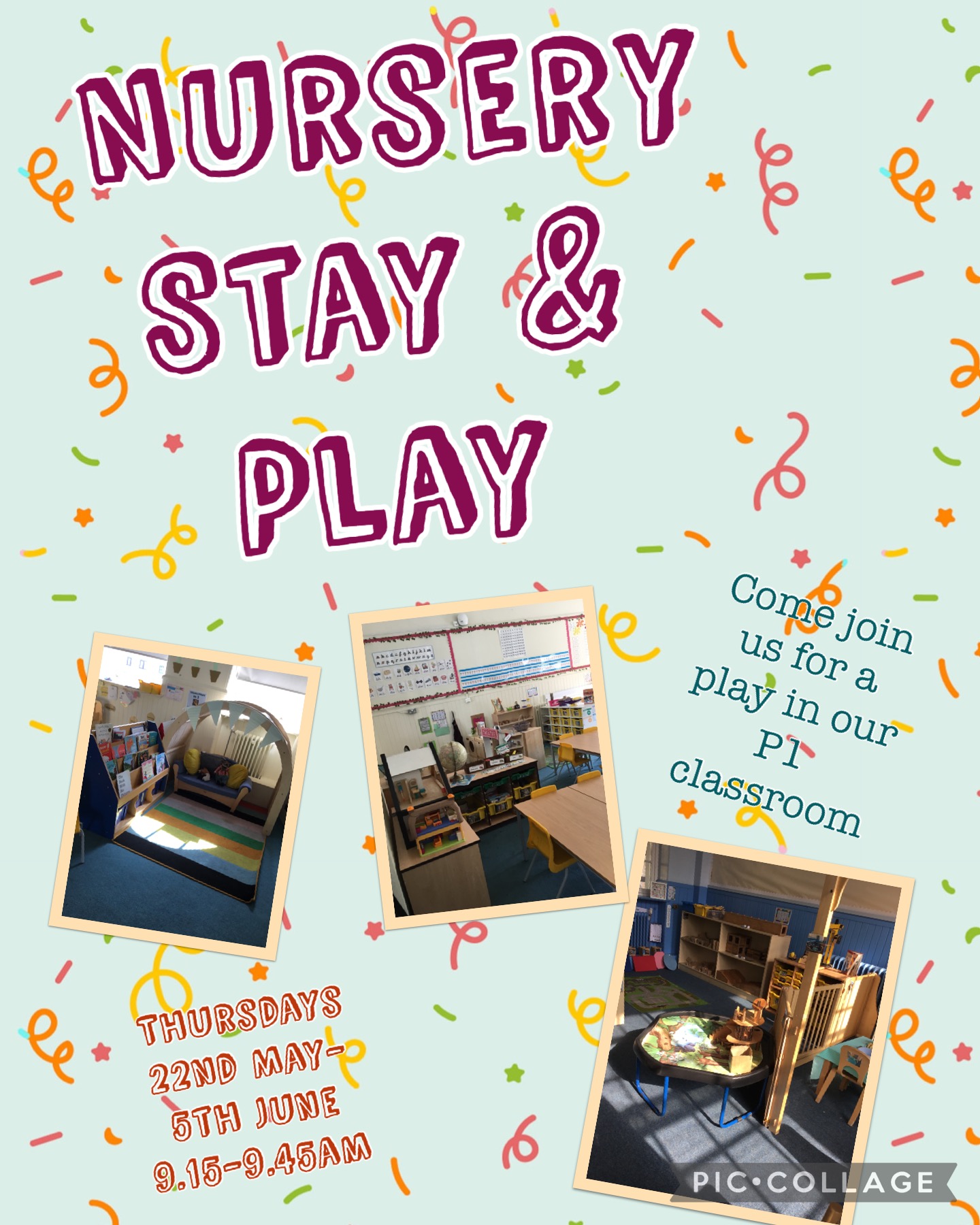 Stay and Play for our new P1s | Tollcross Primary School